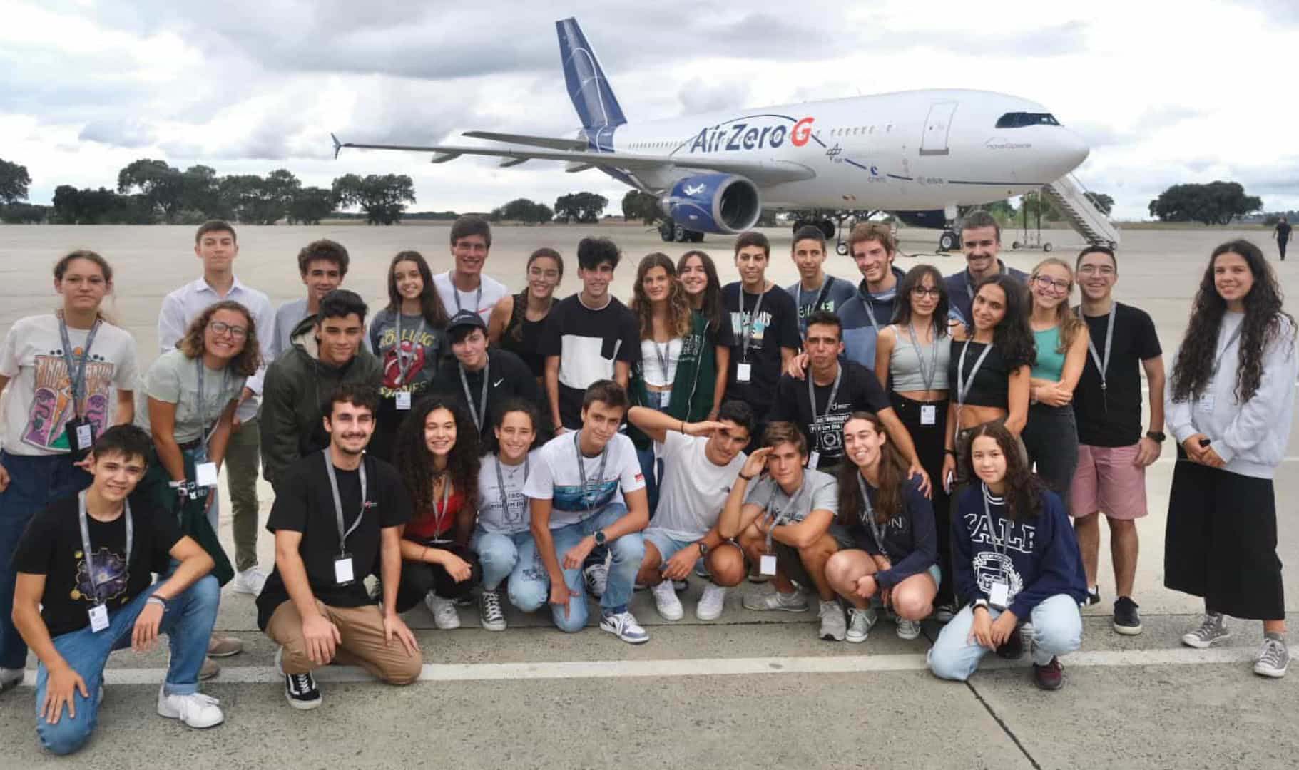 Le premier vol parabolique du Portugal ravit 30 jeunes | Vivre le Portugal